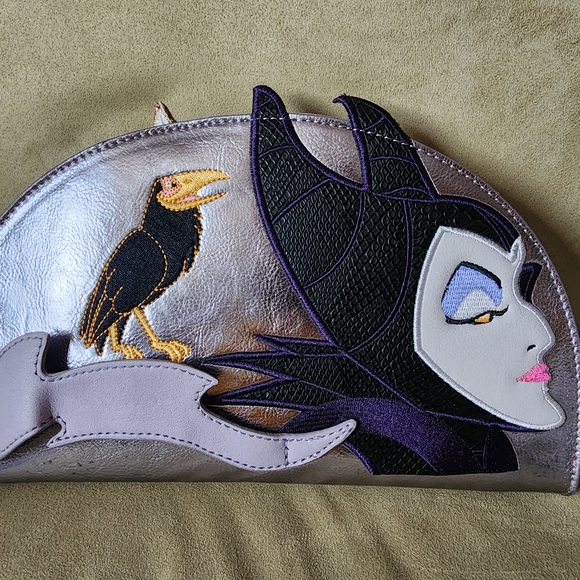Disney | Bags | Disney Villains Maleficent Silver Clutch | Poshmark